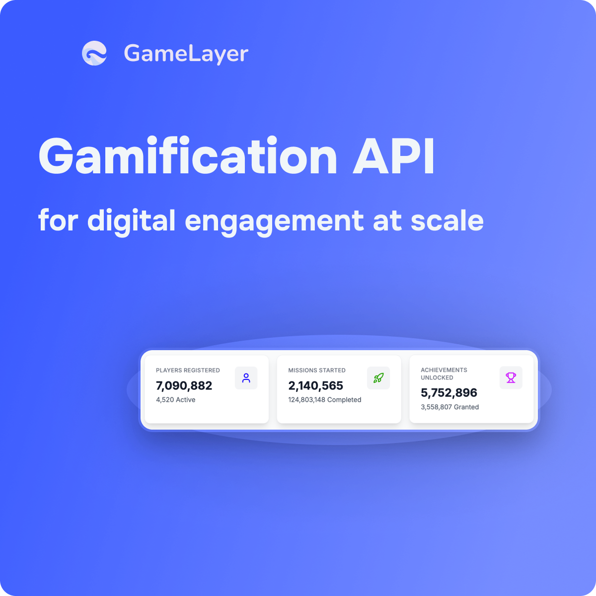 GameLayer — Gamification API & Platform (PaaS) for Apps and Digital ...